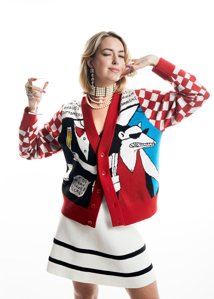 WAH-WAH x FILTHY RATBAG - CARDIGAN – WAH-WAH AUSTRALIA