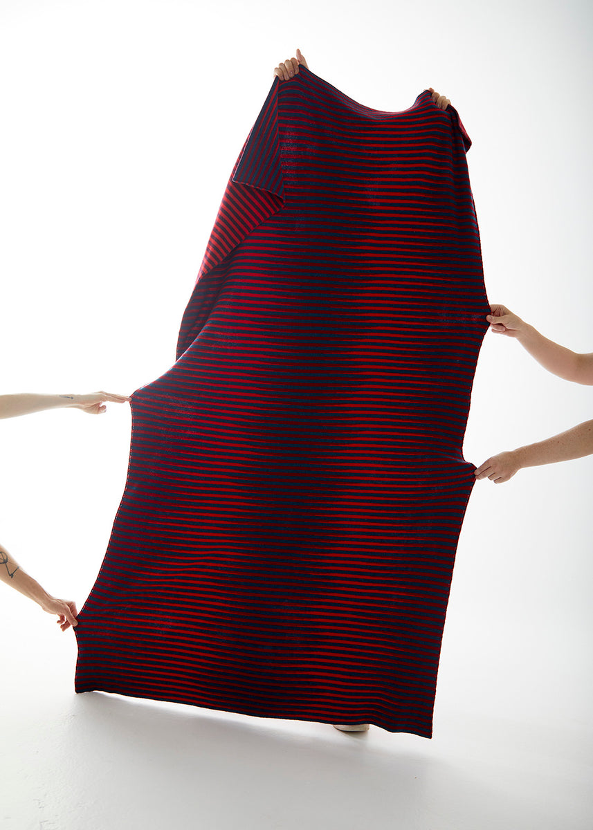 GOOD VIBRATIONS THROW - DARK BERRY – WAH-WAH AUSTRALIA